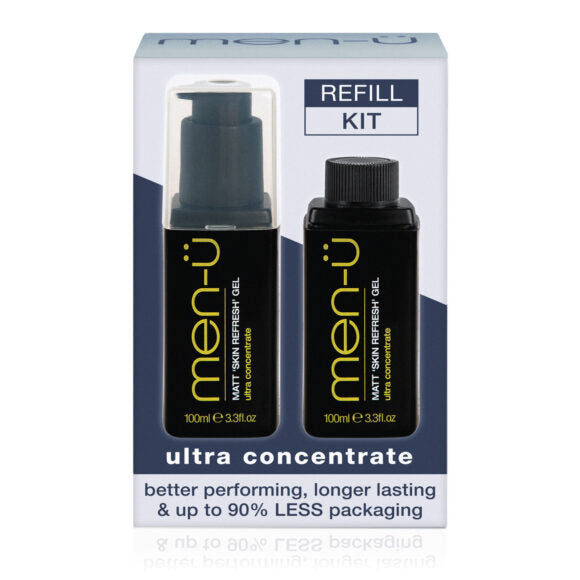 men-ü Refill Kit Matt 'Skin Refresh' Gel 100ml – Davilia Barbershop